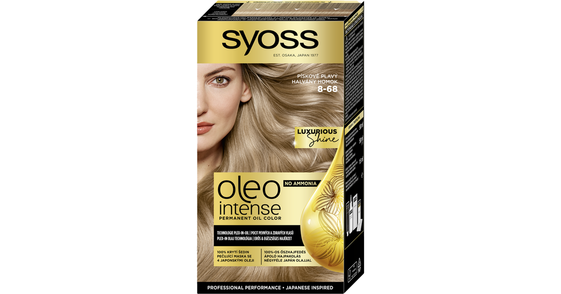 Syoss Oleo Intense tartós hajfesték 8-68 halvány homok - 1.629 Ft ...